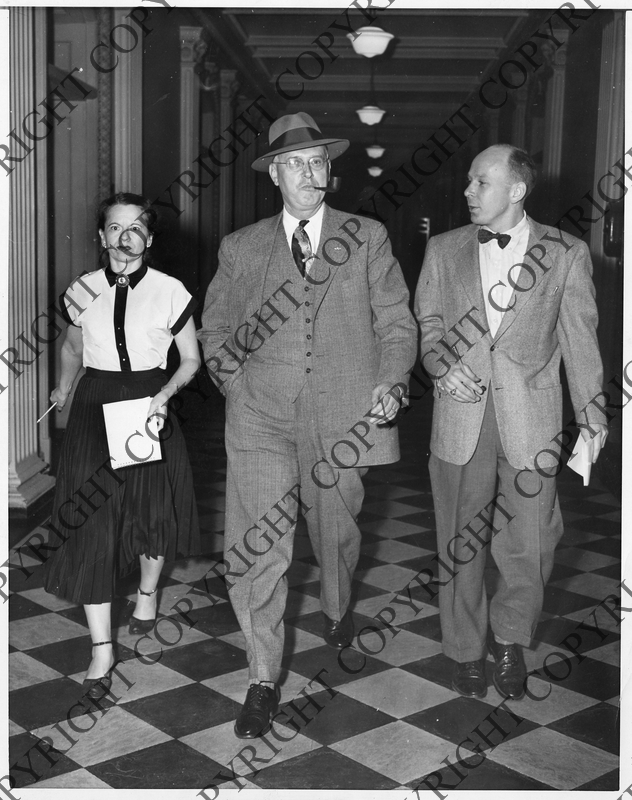 John R. Steelman During the Steel Industry Strike Negotiations | Harry ...