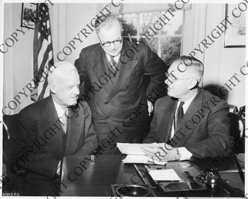 John R. Steelman Poses for Photograph | Harry S. Truman