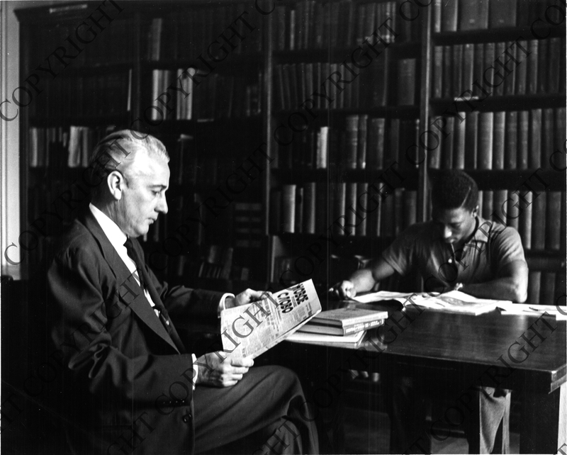 E. Clifton Daniel, Jr. Reads the Newspaper | Harry S. Truman