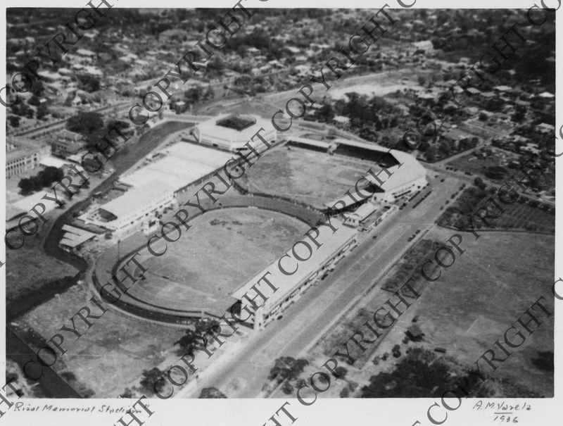 Aerial View of Rizal Memorial Stadium, Manila, Philippines | Harry S ...