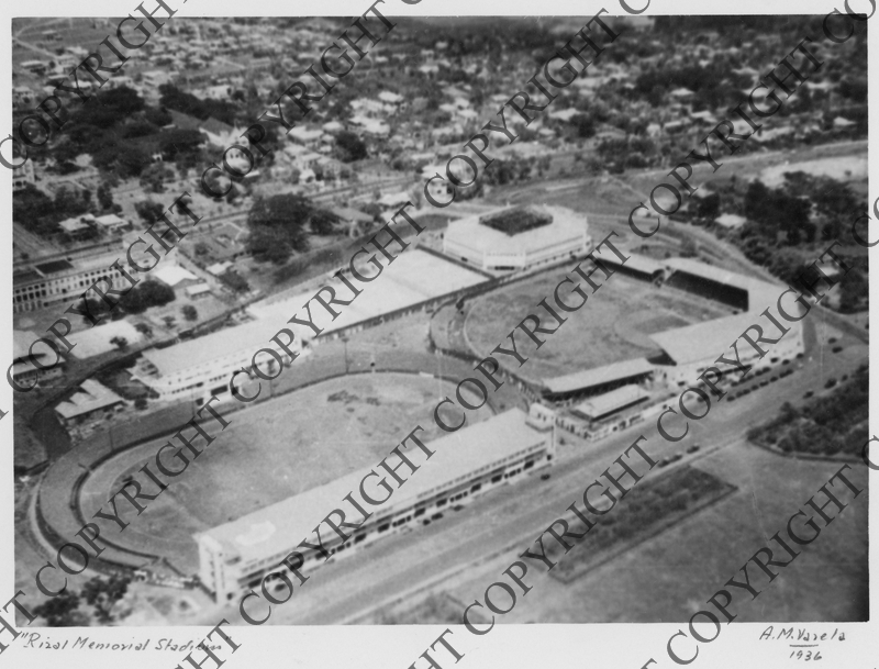 Aerial View of Rizal Memorial Stadium, Manila, Philippines | Harry S ...