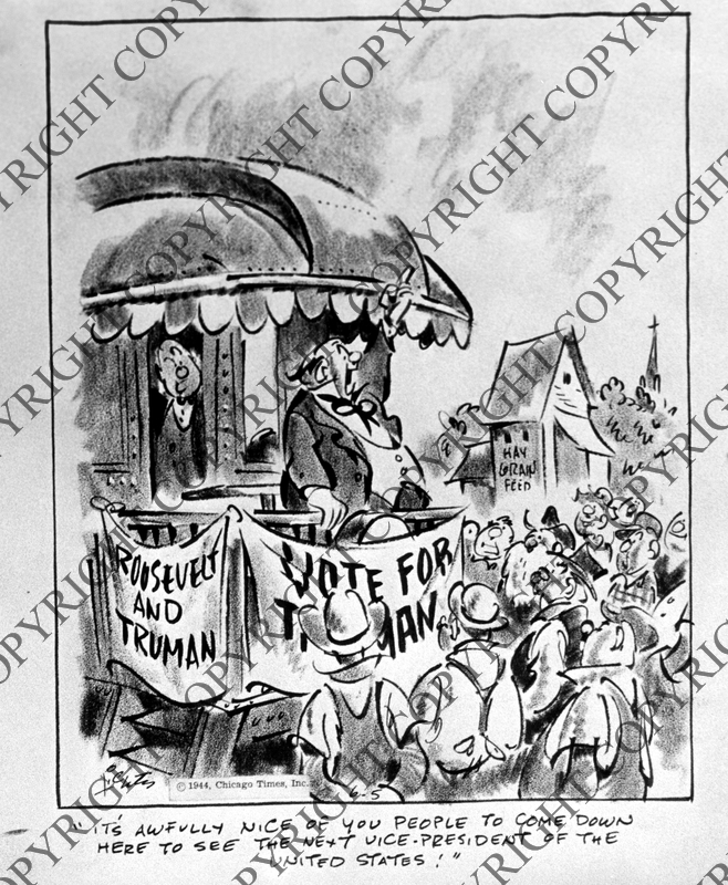 Vice-Presidential political cartoon | Harry S. Truman