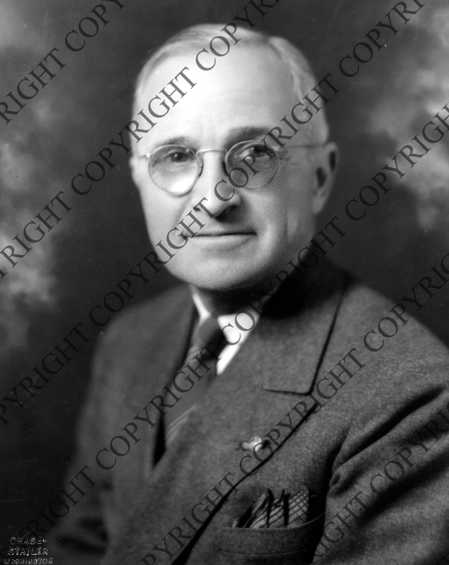 Portrait Of President Truman Harry S Truman