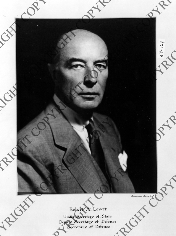 Portrait of Robert A. Lovett | Harry S. Truman