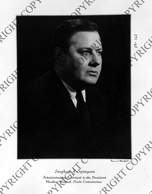 Portrait of Stephen J. Spingarn | Harry S. Truman