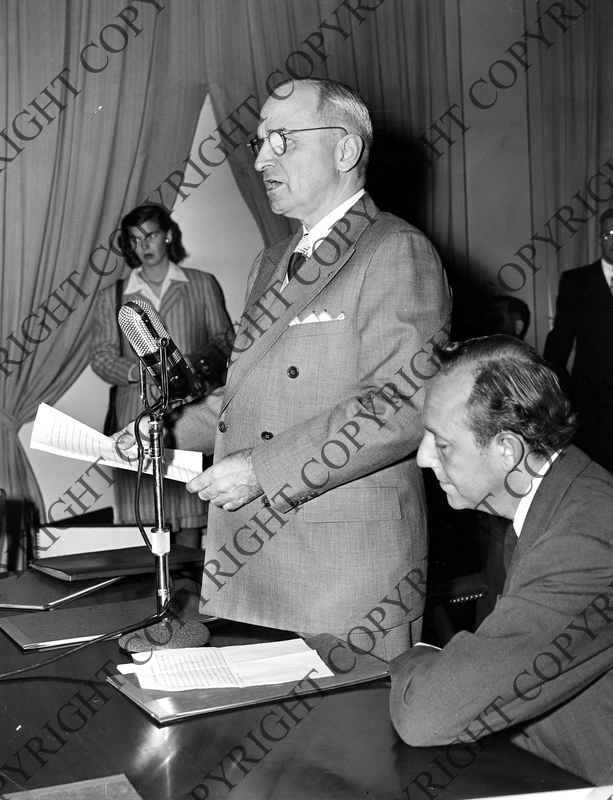 President Truman addressing food committee | Harry S. Truman