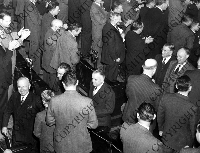 Harry S. Truman giving a speech to Congress | Harry S. Truman