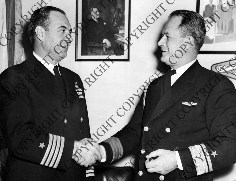 Captain Dennison and Rear Admiral Foskett | Harry S. Truman
