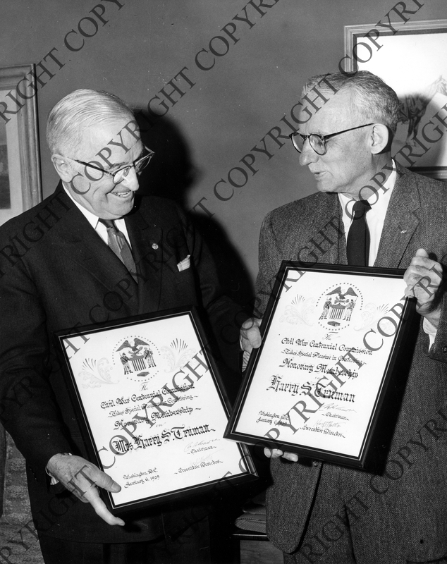 Former President Truman receiving membership | Harry S. Truman