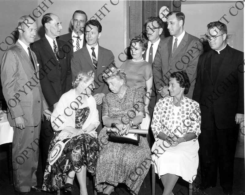 Eleanor Roosevelt at United Nations Speakers reception | Harry S. Truman