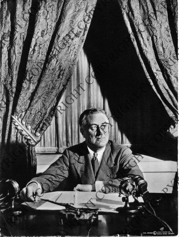 FDR at his desk | Harry S. Truman