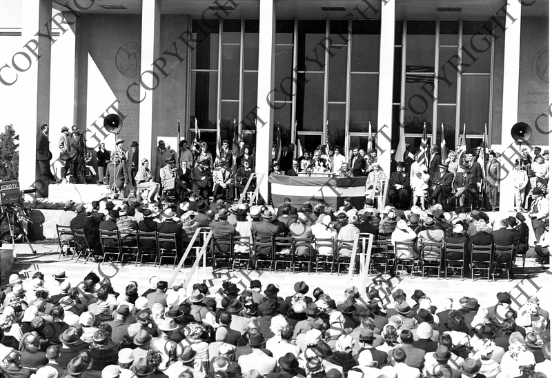 Dedication of Thomas Hart Benton's mural, Truman Library | Harry S. Truman