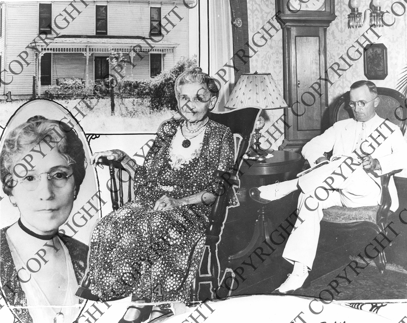 Composite of Four Photographs, Harry Truman, Martha Ellen Truman, Madge ...
