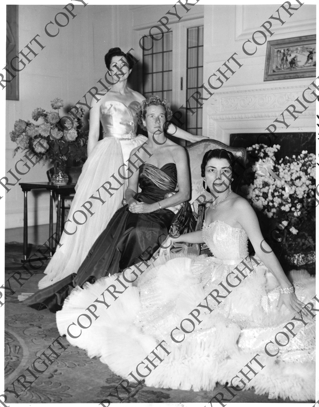 Margaret Pace, Ann Chapman, and Mrs. Morris Cafritz at the VIP Show ...