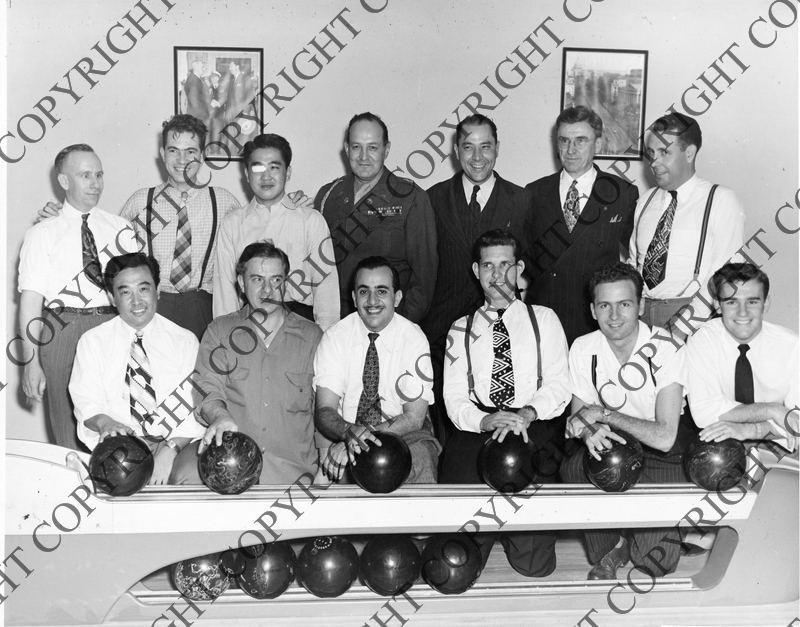 Walter Reed Patients at White House Bowling Alley | Harry S. Truman