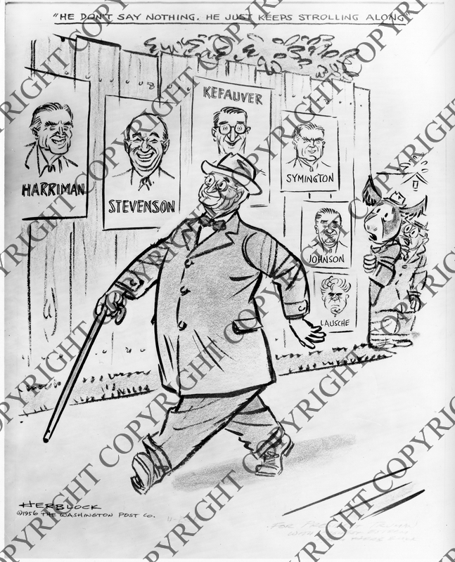 Cartoon - Herblock | Harry S. Truman