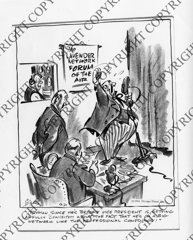 Cartoon on Truman as Vice President by Lichty | Harry S. Truman