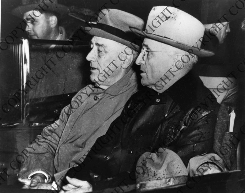 President Franklin D. Roosevelt and Vice-President-elect Harry S ...