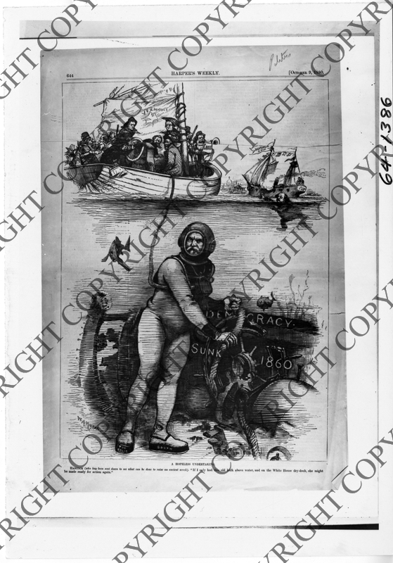 Political Cartoon, "A Hopeless Undertaking" | Harry S. Truman