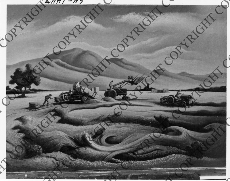 Painting of a Field By Thomas Hart Benton | Harry S. Truman