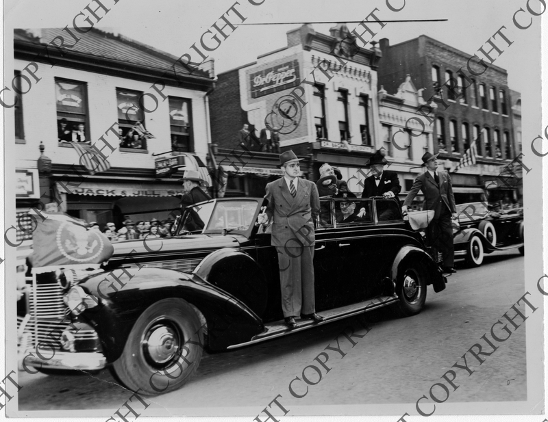 President Harry S. Truman and Winston Churchill Ride in Car | Harry S ...