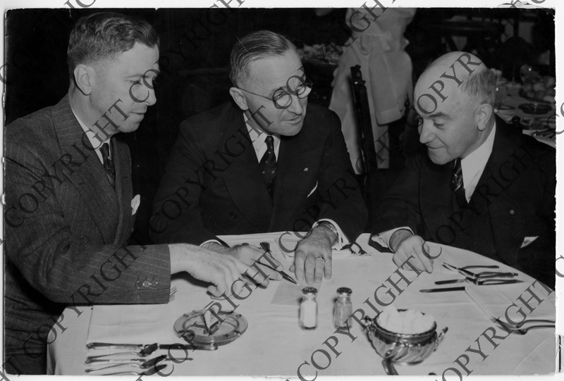 Senator Harry S. Truman Eats Dinner with Two Men | Harry S. Truman