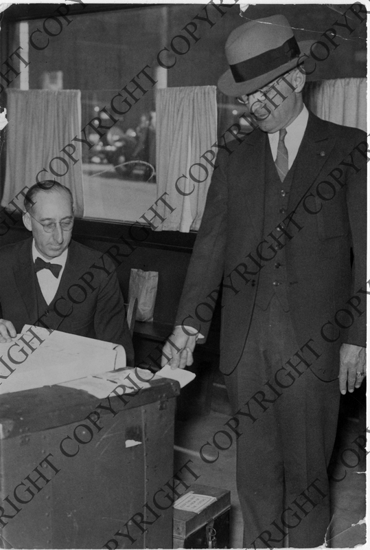 Judge Harry S. Truman Voting | Harry S. Truman