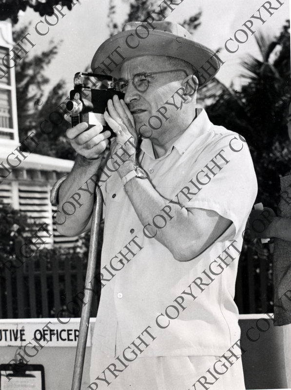 President Harry S. Truman with a Movie Camera | Harry S. Truman