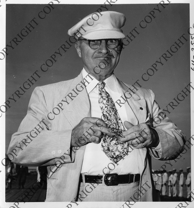 President Harry S. Truman Displaying his Submarine Tie Clasp | Harry S ...