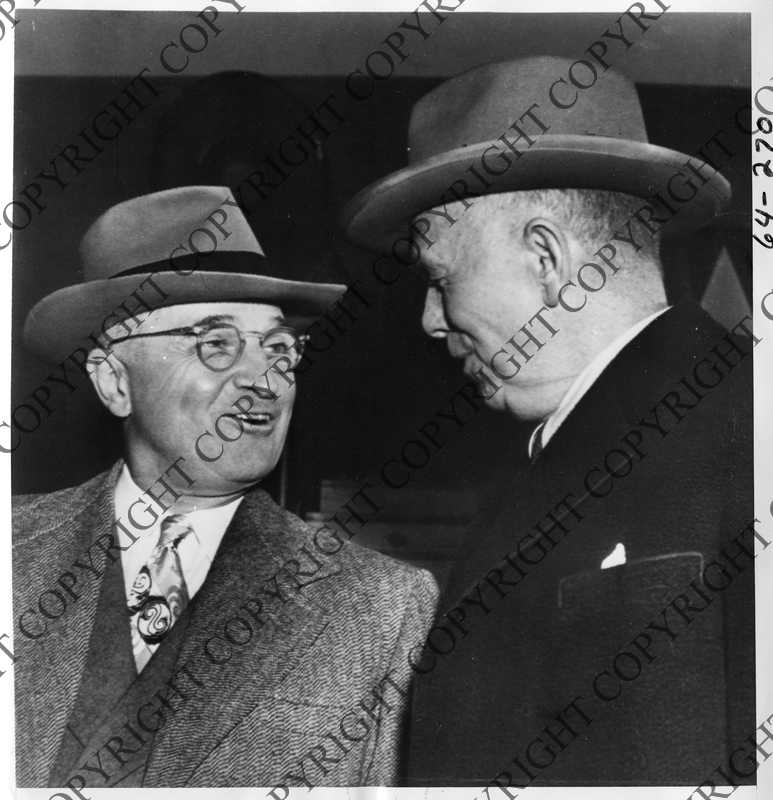 President Harry S. Truman Meets Secretary of State George Marshall ...
