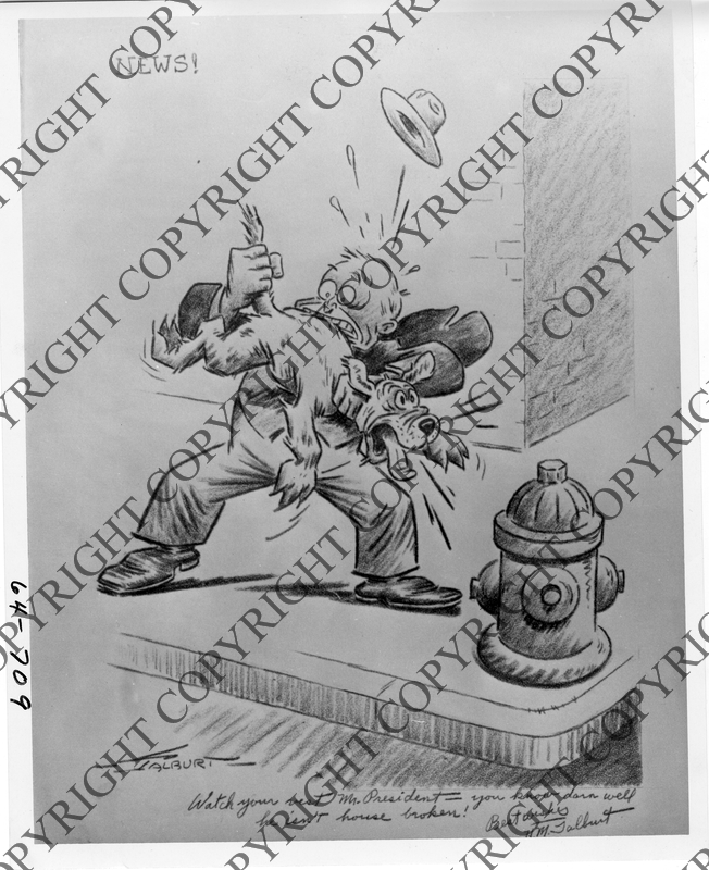 Political Cartoon, "News!" | Harry S. Truman