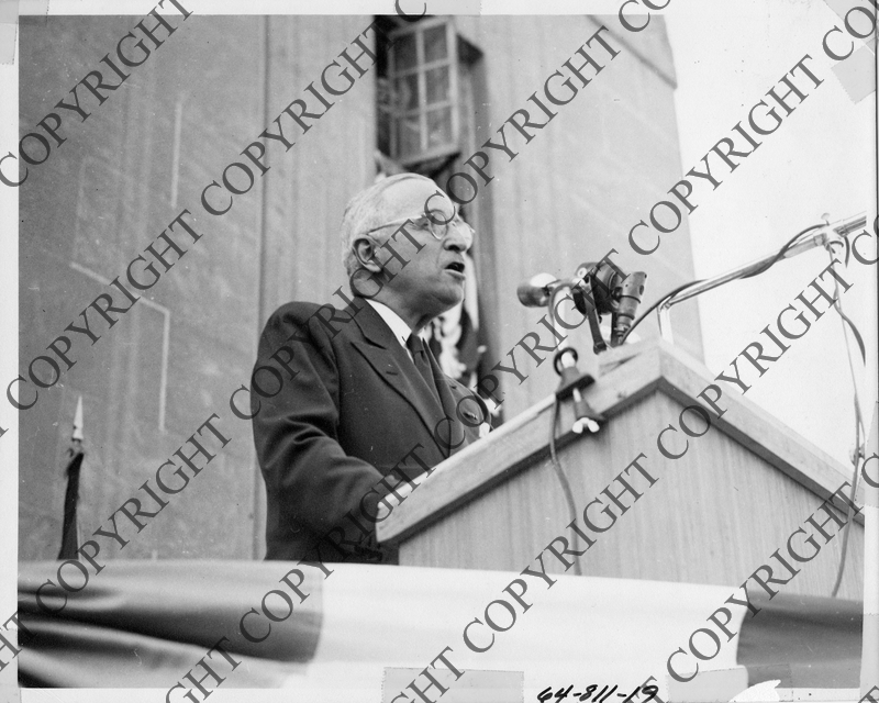 President Harry S. Truman Delivers Campaign Speech in Fort Worth ...