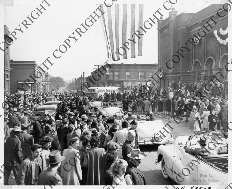 View of the Crowd in Gary, Indiana | Harry S. Truman