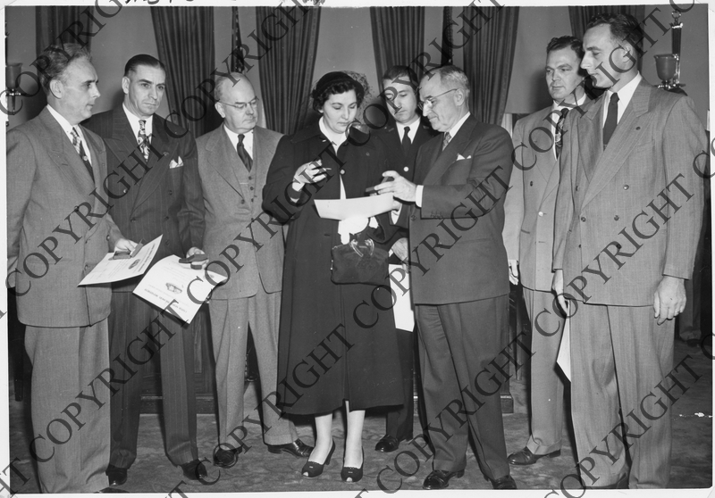 President Harry S. Truman Honors Members of White House Police Force ...