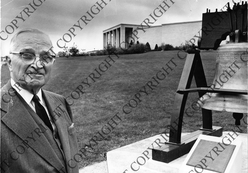 Truman standing near the front of the Library | Harry S. Truman