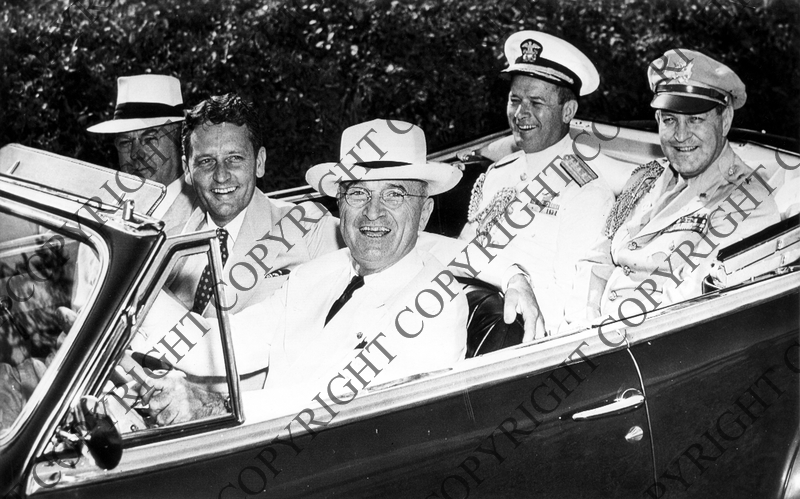 Truman driving convertible | Harry S. Truman