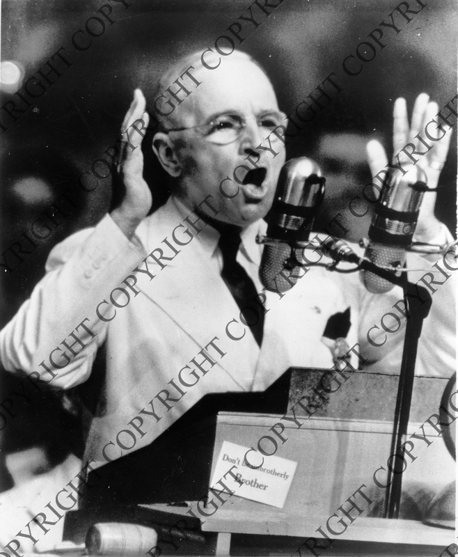 Truman Delivers Acceptance Speech at Democratic National Convention ...