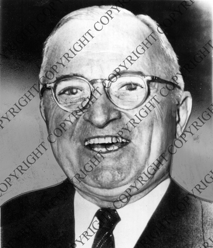Head and Shoulders Photo of Laughing President Truman | Harry S. Truman