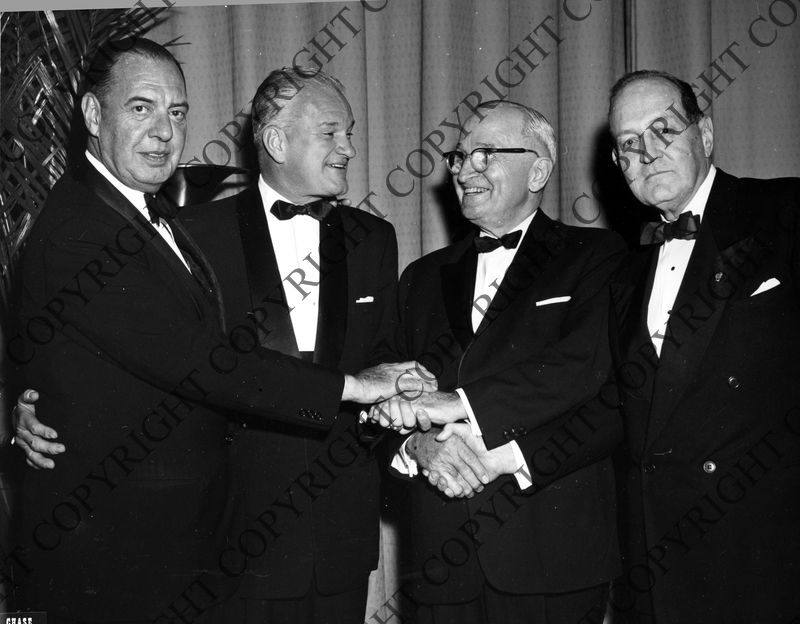 Admiral Robert Dennison, General Robert Landry, Former President Truman ...