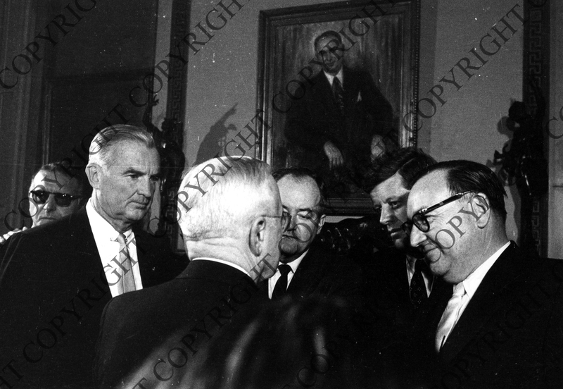 A Small Group Chatting at a National Democratic Club Meeting | Harry S ...