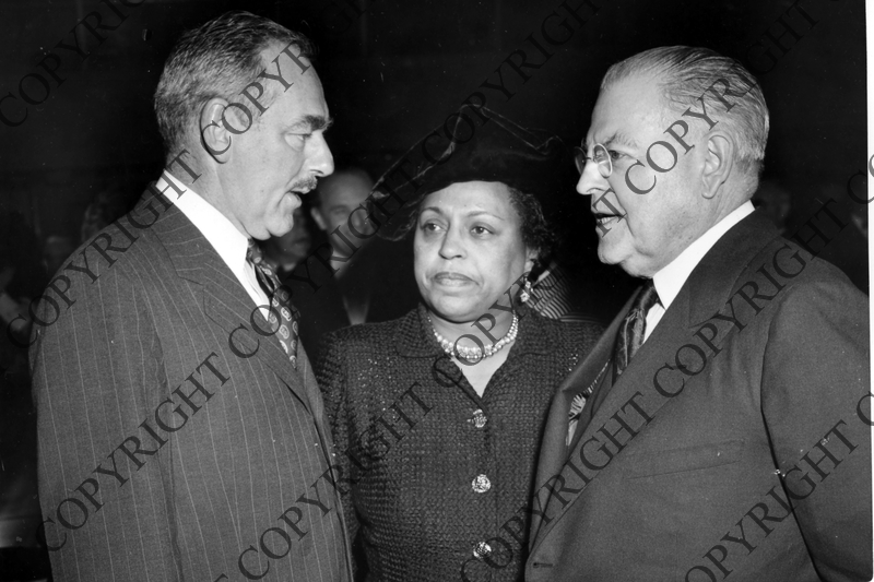 Dean Acheson Confers with Edith Sampson and Warren Austin | Harry S. Truman