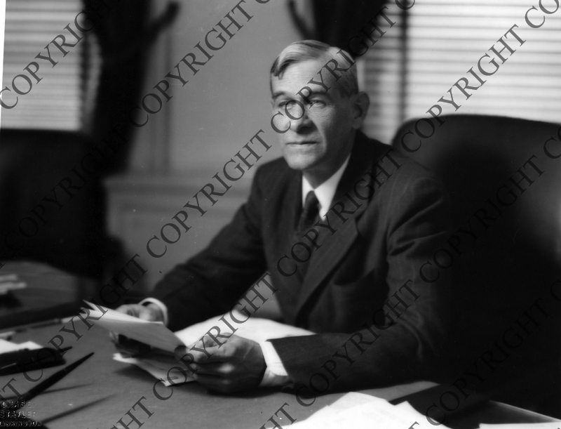 Charles G. Ross at Desk | Harry S. Truman