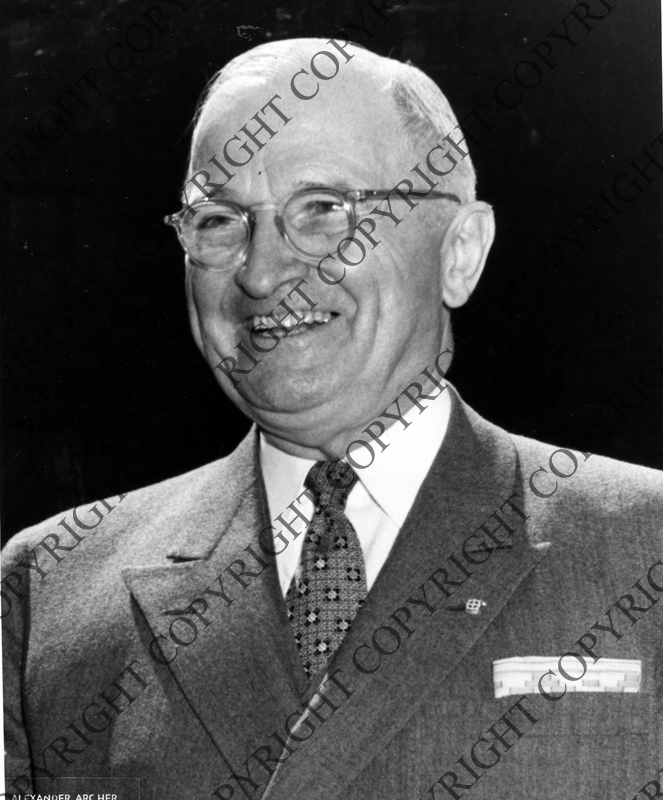 Smiling Head and Shoulders Portrait of President Truman | Harry S. Truman