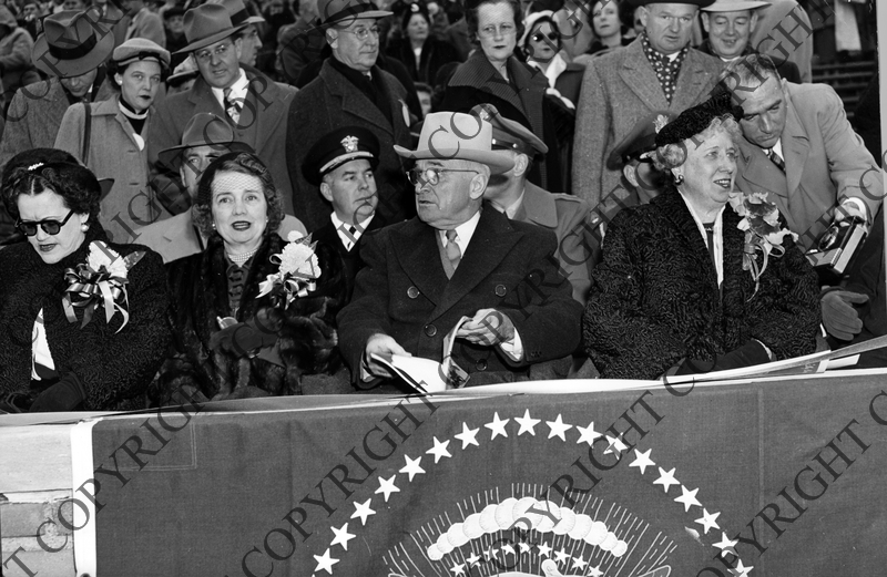 President and Mrs. Truman and guests at Army-Navy game | Harry S. Truman