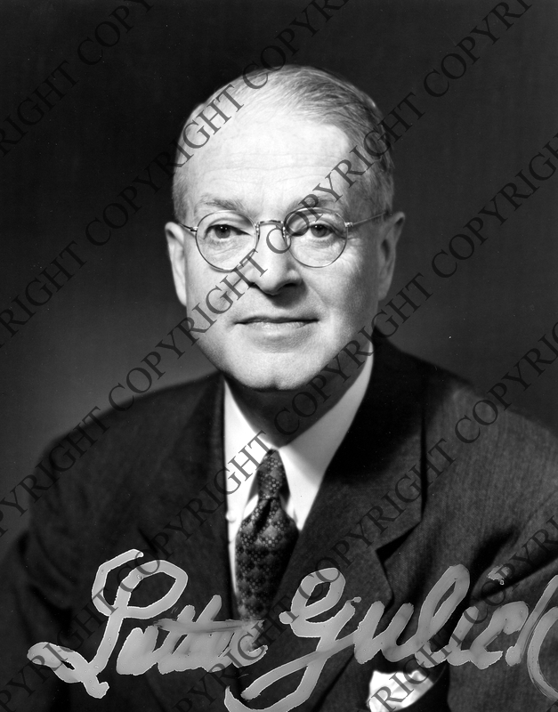 Portrait of Dr. Luther Gulick | Harry S. Truman