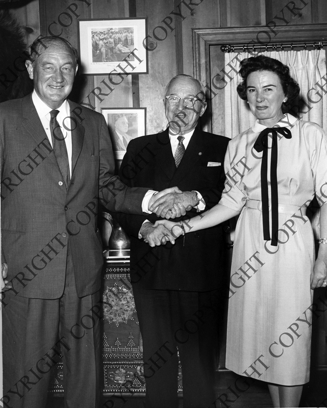 Edwin Pauley and Mrs. Pauley with former President Truman | Harry S. Truman