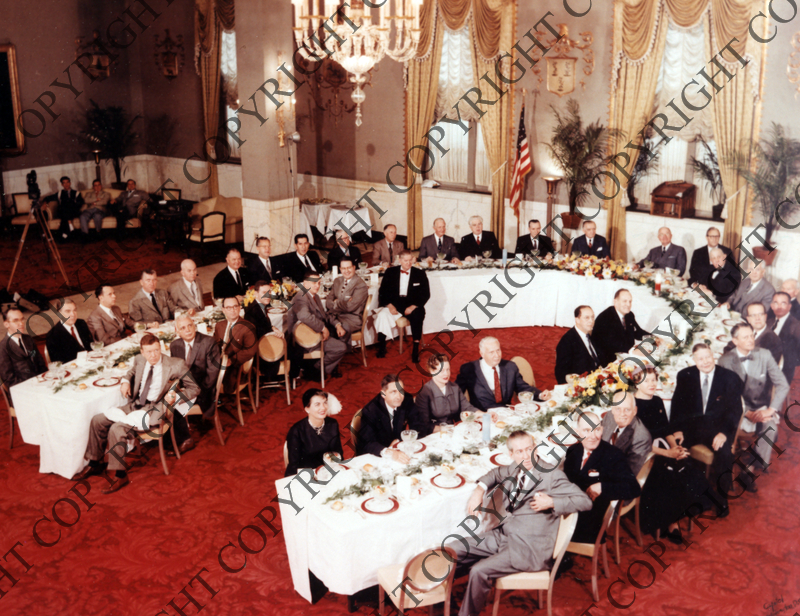 Overhead Photograph of Former President Truman at a Truman Committee ...